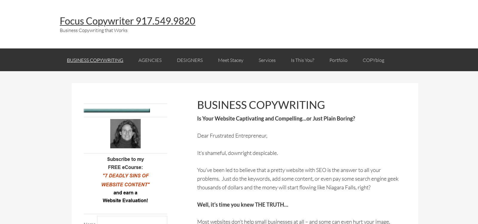 Stacy Morris - Website Creation Workshop