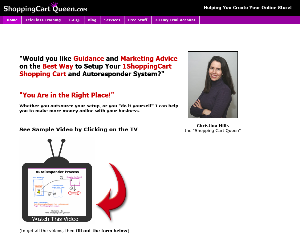 Finally I'm Shutting Down ShoppingCartQueen.com - Website Creation Workshop