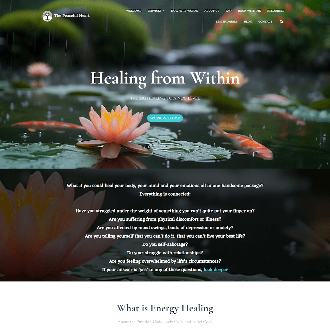 Healer Websites - Website Creation Workshop